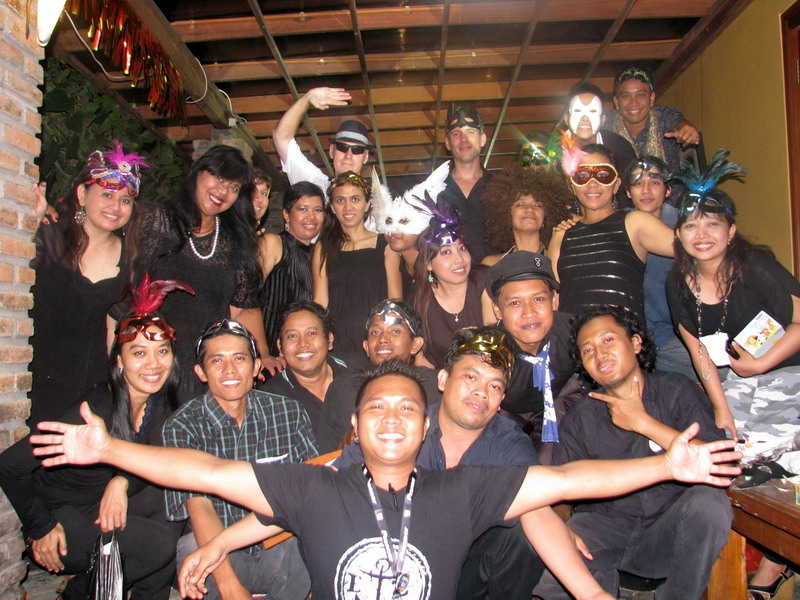 Working at Happy Trails! Indonesia
